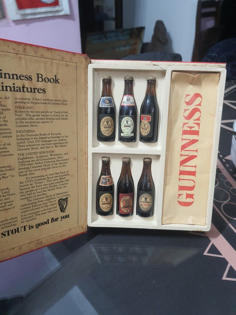 VINTAGE GUINNESS MINIATURE BOTTLE, Hobbies & Toys, Collectibles ...