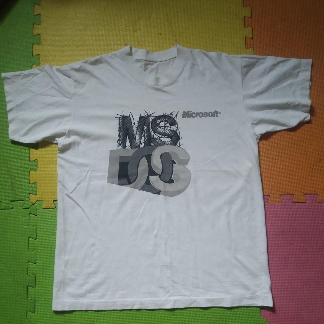 Vintage microsoft shit, Men's Fashion, Tops & Sets, Tshirts & Polo ...