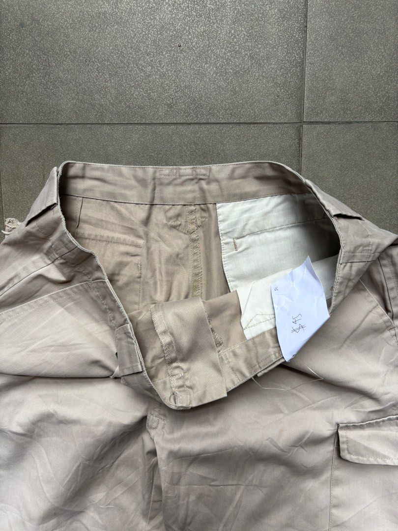 Vintage military Beige cargos, Men's Fashion, Bottoms, Trousers on Carousell