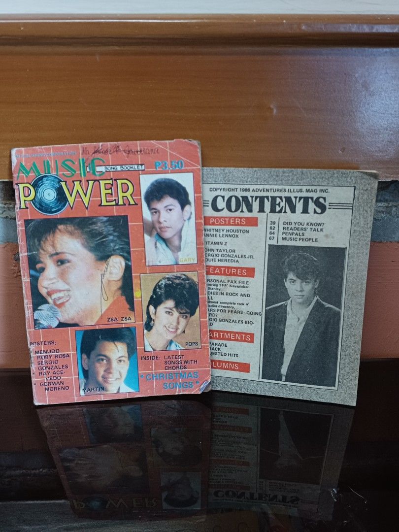 Vintage Music Power Song Booklet Song Hits +1 FREE with NO COVER - Zsa ...