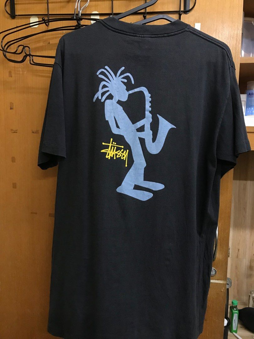 Vintage stussy trumpet stickman 90s, Men's Fashion, Tops & Sets ...
