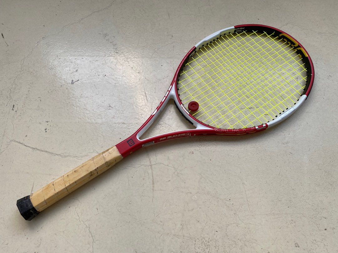 Wilson nCode 95 tennis racquet - Grip 3, 運動產品, 運動與體育, 運動與體育 - 球拍和球類運動 ...