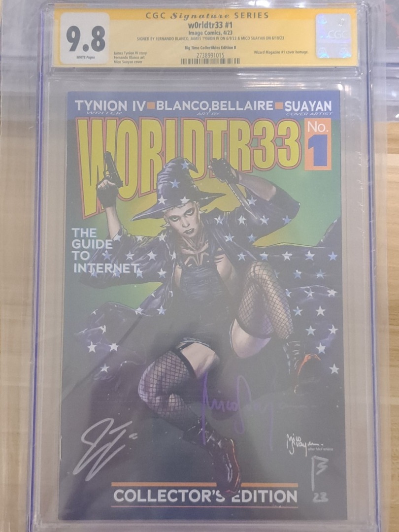 Worldtr33 #1 Dallas Fan Expo Exclusive (BTC) by Mico Suayan (Wizard ...