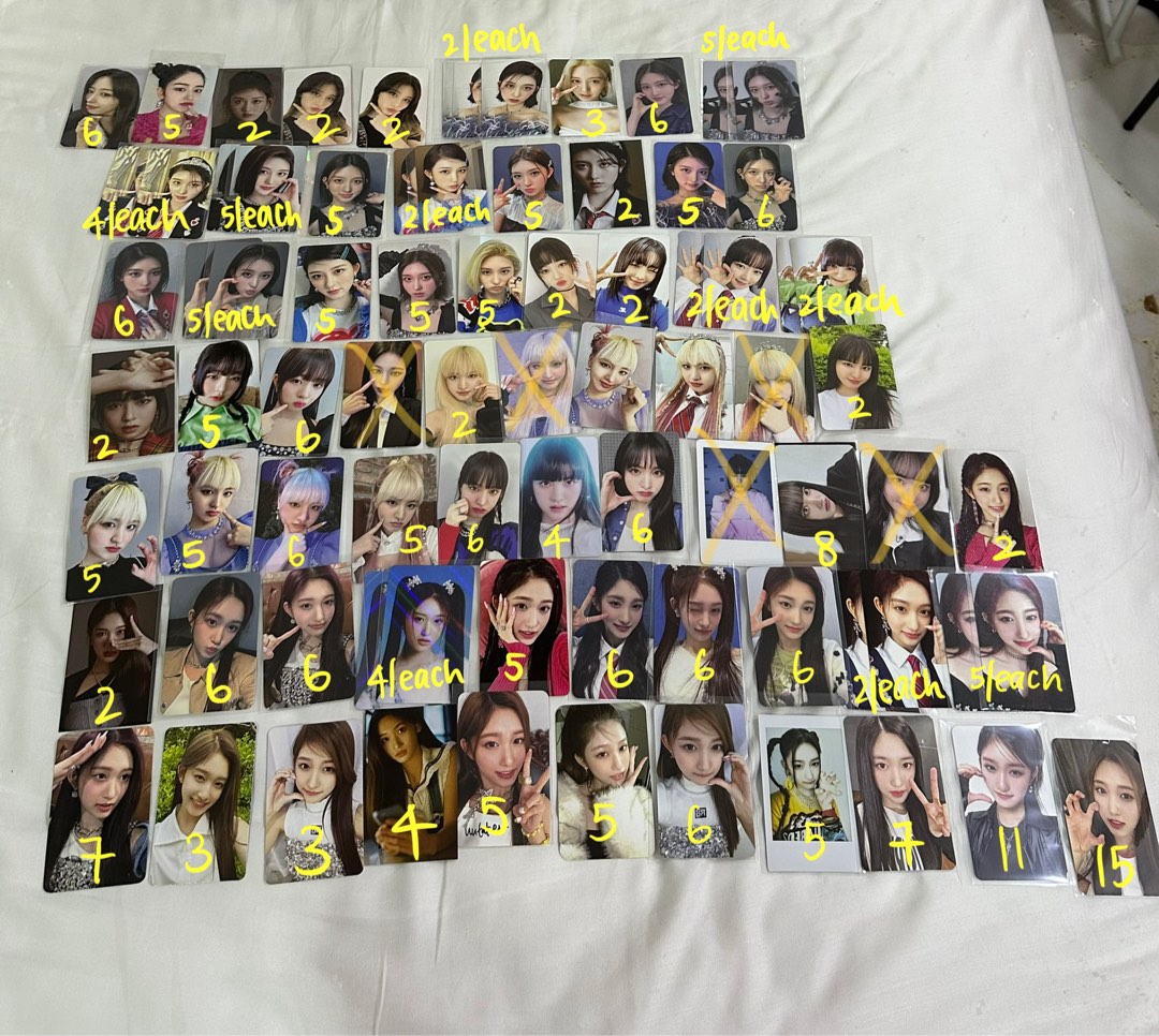 [wts] ive yujin gaeul rei wonyoung liz leeseo pcs pobs, Hobbies & Toys, Memorabilia ...