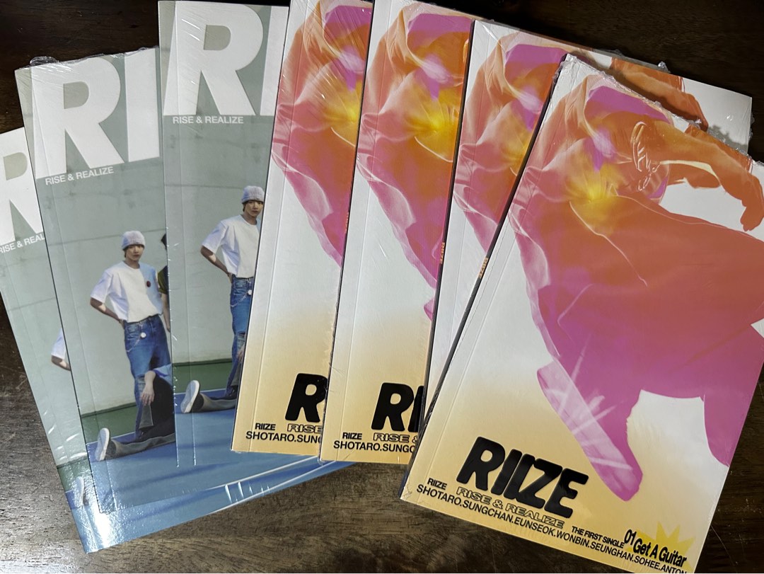 wts riize get a guitar sealed albums rise and realise, Hobbies & Toys, Memorabilia ...