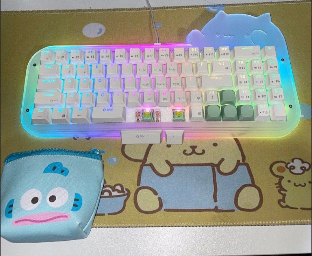 wtt/wts custom 60% bongo cat keyboard, Computers & Tech, Parts ...