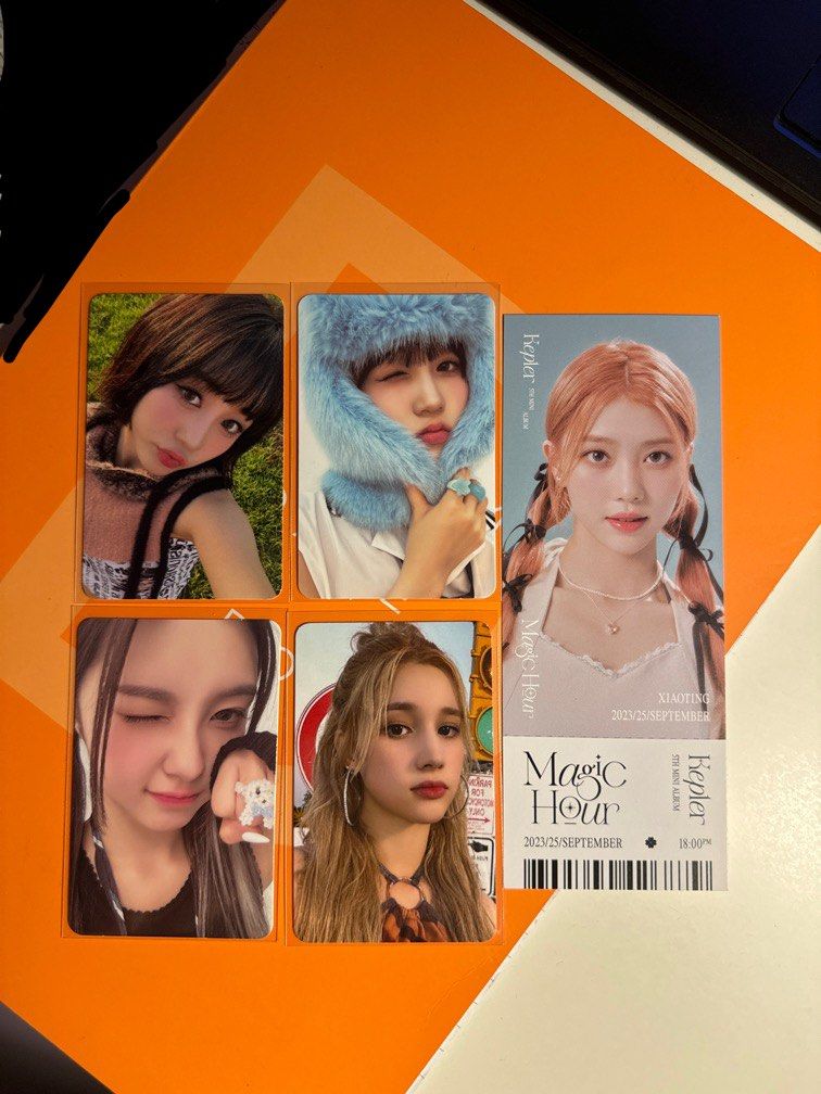 WTT/WTS Kep1er Kepler Magic Hour photocards pc xiaoting ting hiyyih bahiyyih dayeon hikaru K-pop ...