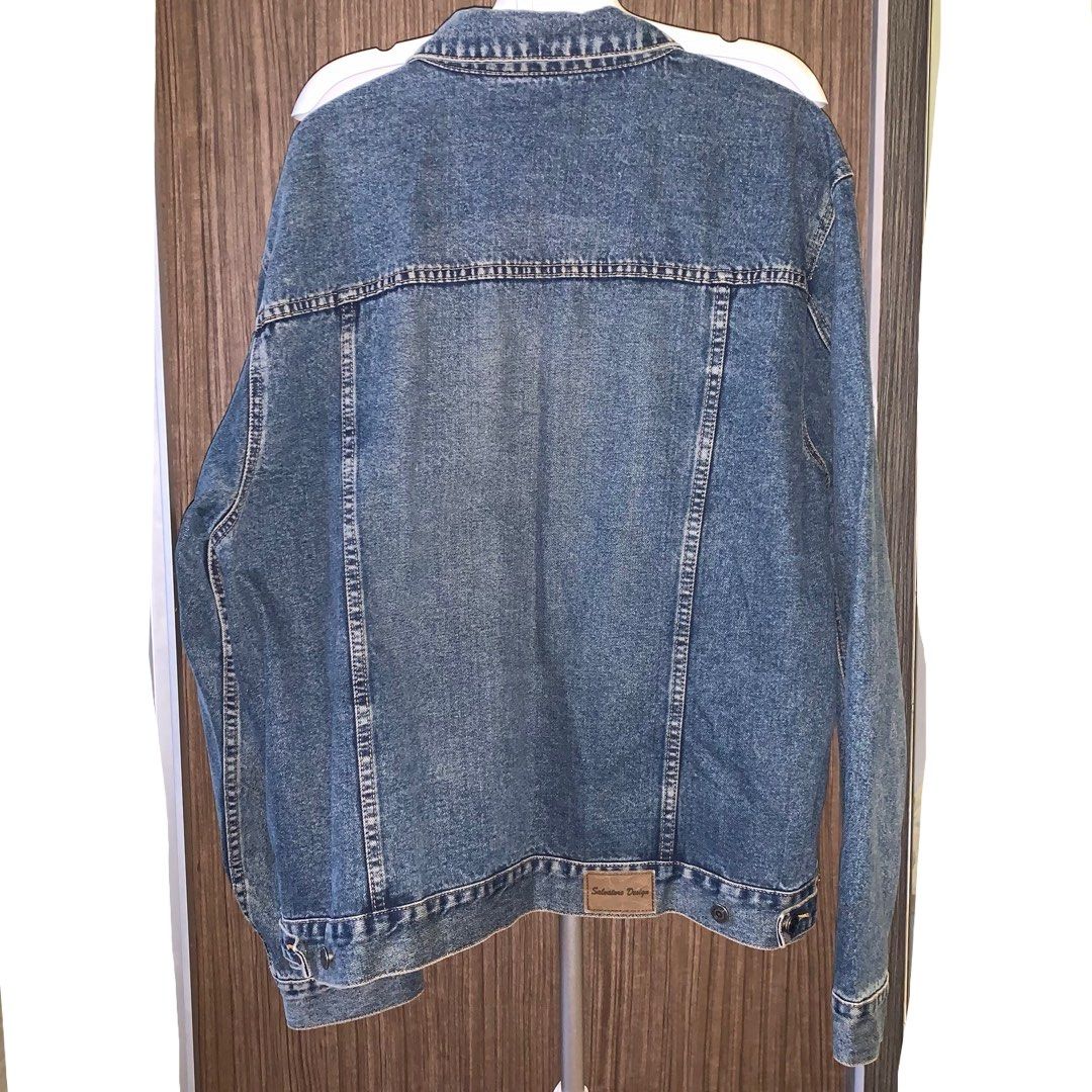 XL TO XXL Denim JEAN Jacket Oversize Retro, Men's Fashion, Coats ...