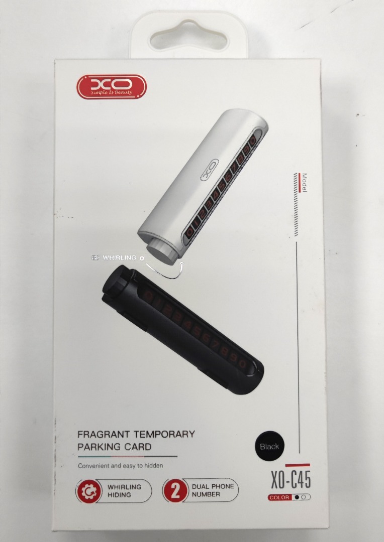 XO C45 Parking Number Plate with Dual Number Switching, Computers ...