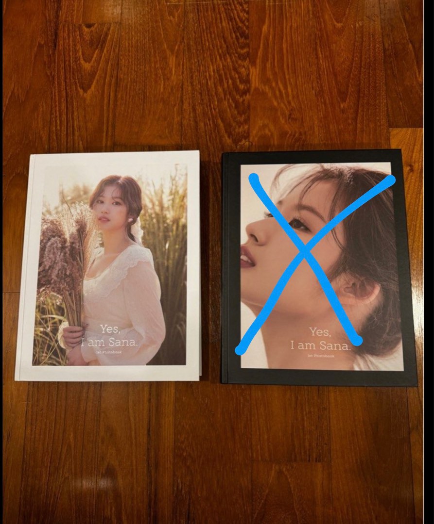 Yes I am Sana 1st photobook white and black versions, Hobbies & Toys ...