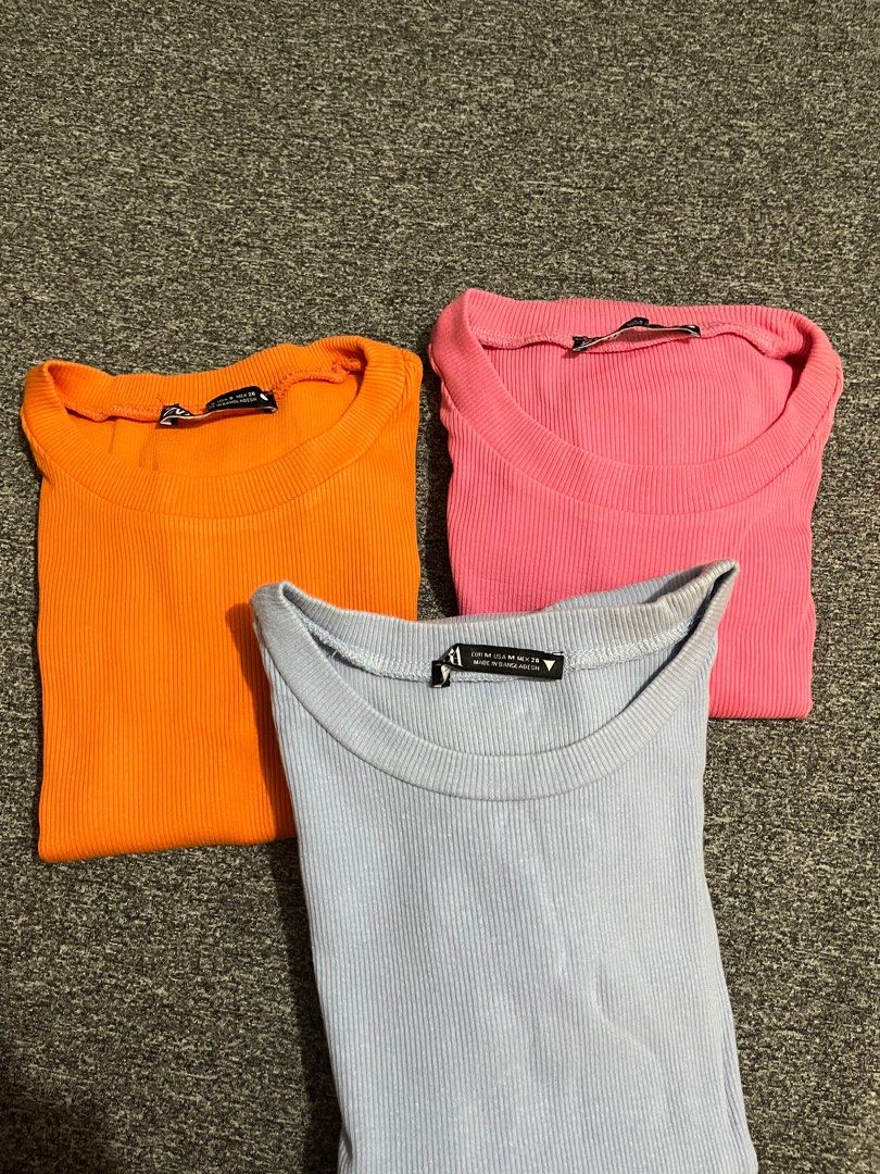 ZARA One Piece Shirts with Button Lock, Women's Fashion, Tops, Blouses ...
