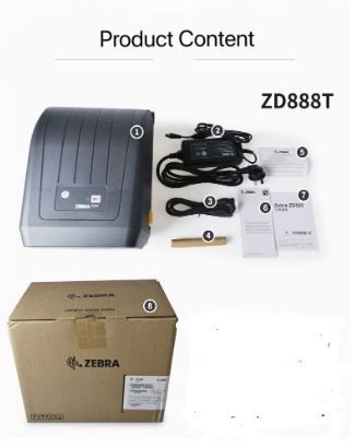 ZEBRA ZD888/ZD220 DESKTOP BARCODE PRINTER, Computers & Tech, Office ...