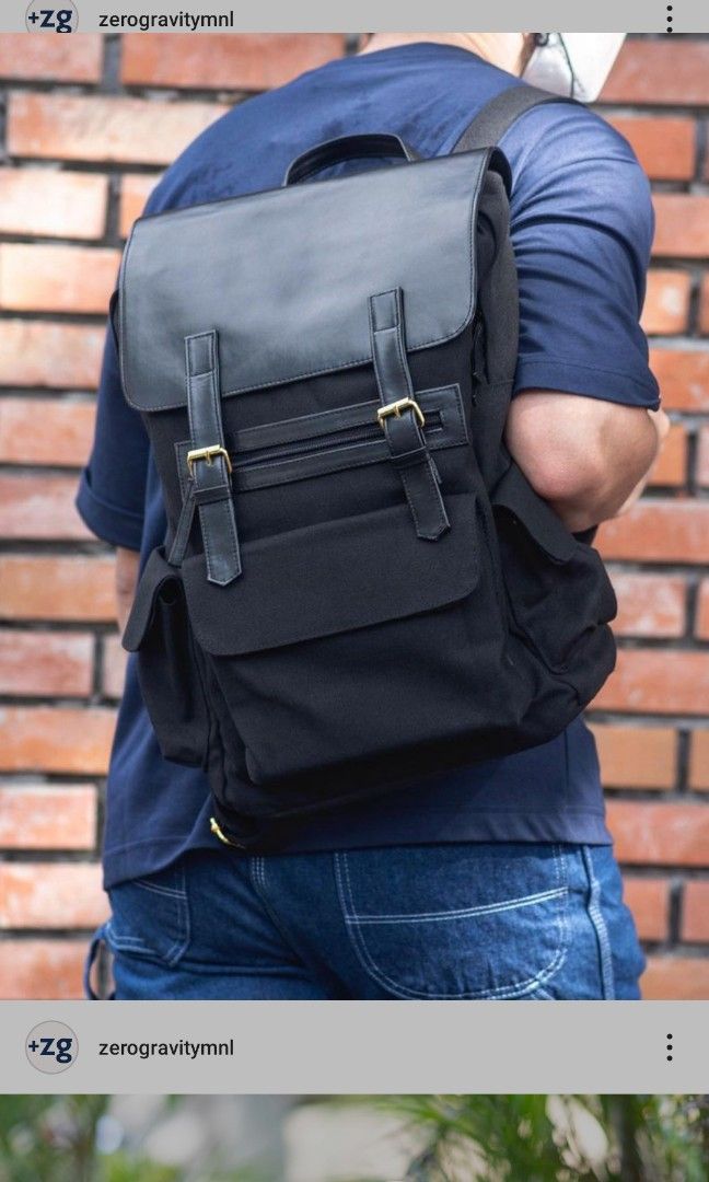 ZeroGravity MNL - Backpack (Black), Men's Fashion, Bags, Backpacks on ...