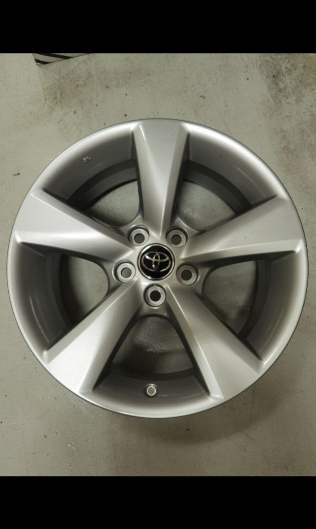 18inch toyota RX Rims. Original, Car Accessories, Tyres & Rims on Carousell