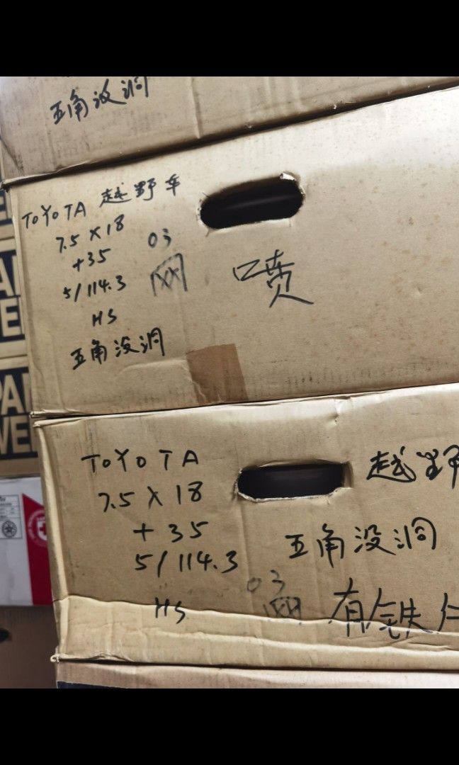 18inch toyota RX Rims. Original, Car Accessories, Tyres & Rims on Carousell