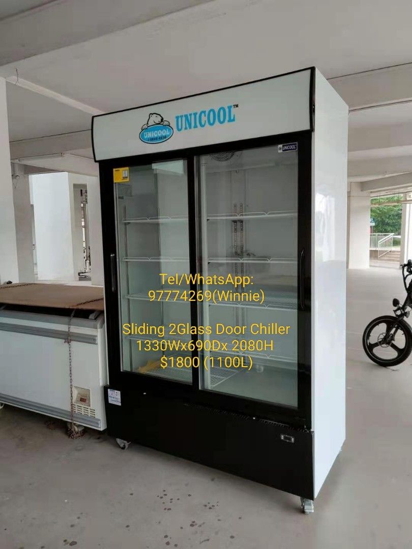 1 Glass Door Chiller, TV & Home Appliances, Kitchen Appliances ...