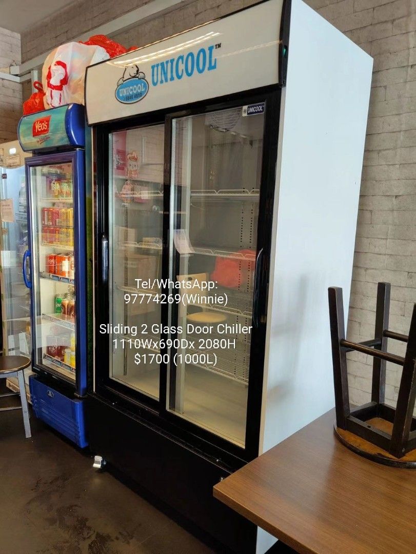1 Glass Door Chiller, TV & Home Appliances, Kitchen Appliances ...