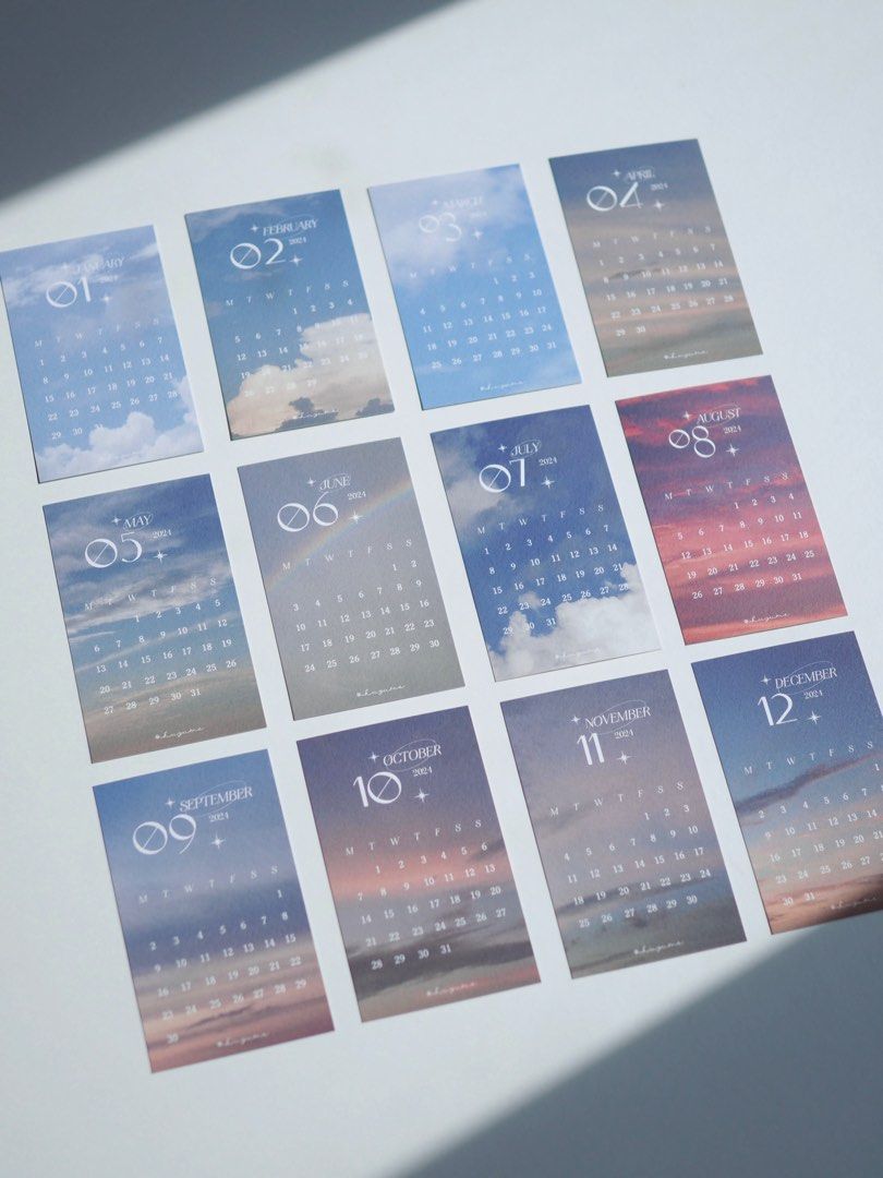 2024 MINI POCKET CALENDAR, Hobbies & Toys, Stationery & Craft, Art ...