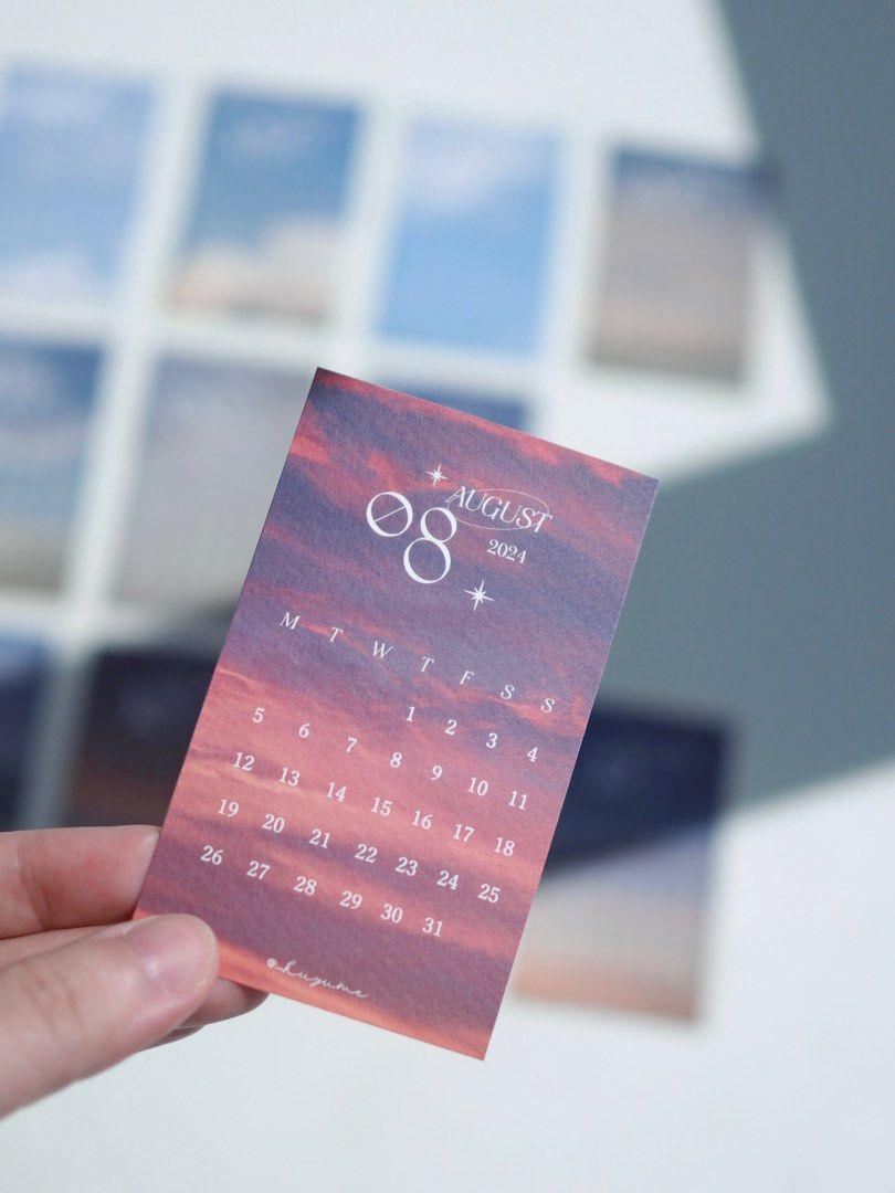 2024 MINI POCKET CALENDAR, Hobbies & Toys, Stationery & Craft, Art ...