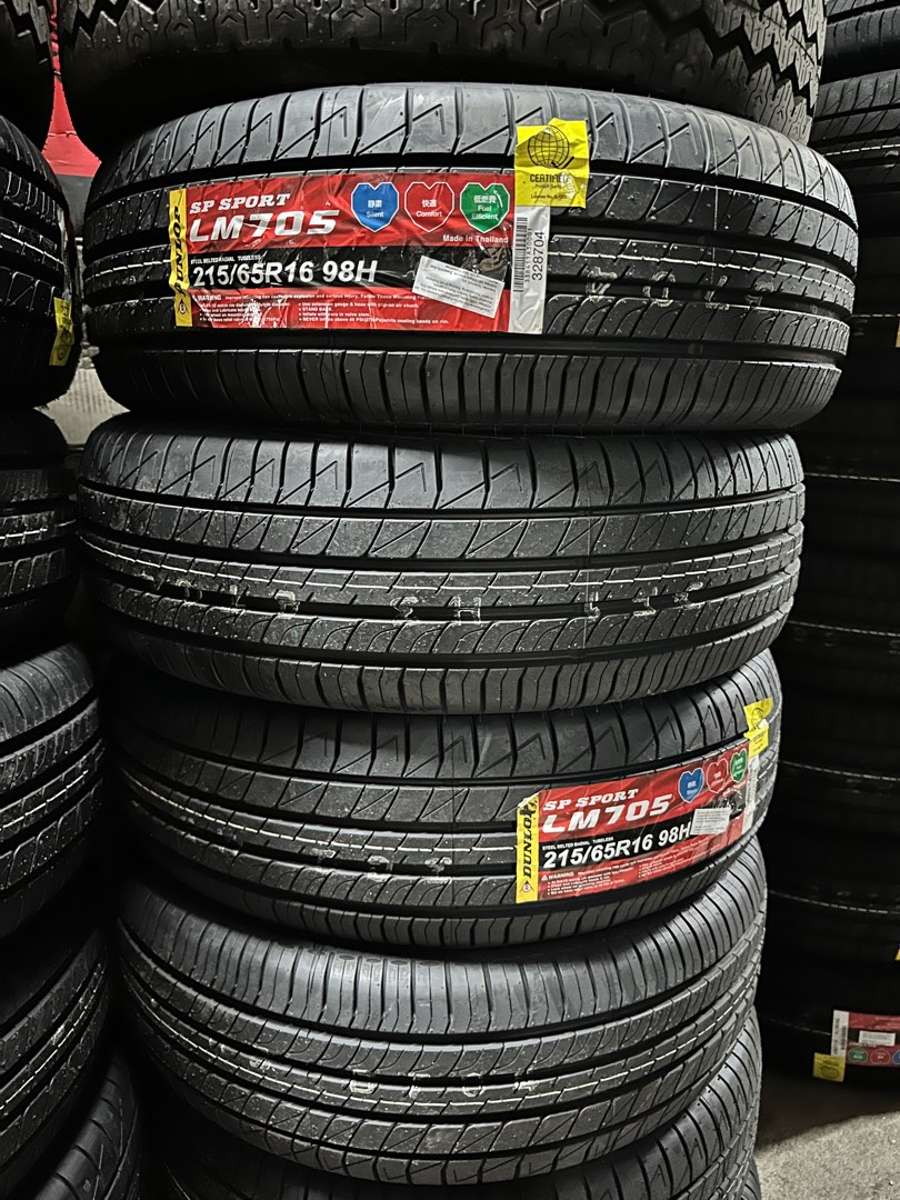 215-65-r16 Dunlop Lm705 Brandnew tire, Car Parts & Accessories, Mags ...