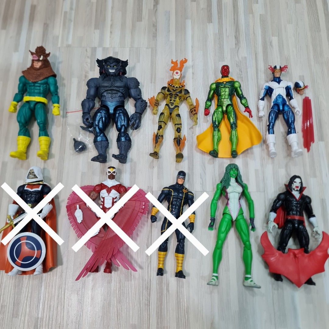 $25 each: Marvel Legends Razorback Dark Beast Sunfire Vision X-factor ...