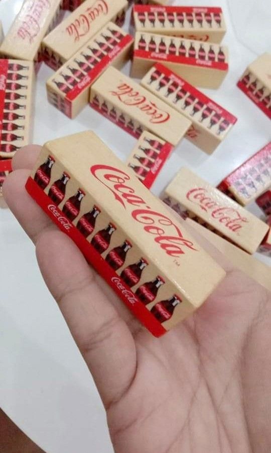 (3 pieces) Coca Cola Coke Wooden Blocks Display Collection, Hobbies ...