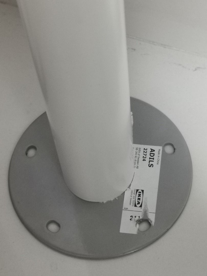 4 pieces Ikea ADILS Table legs, Furniture & Home Living, Furniture ...