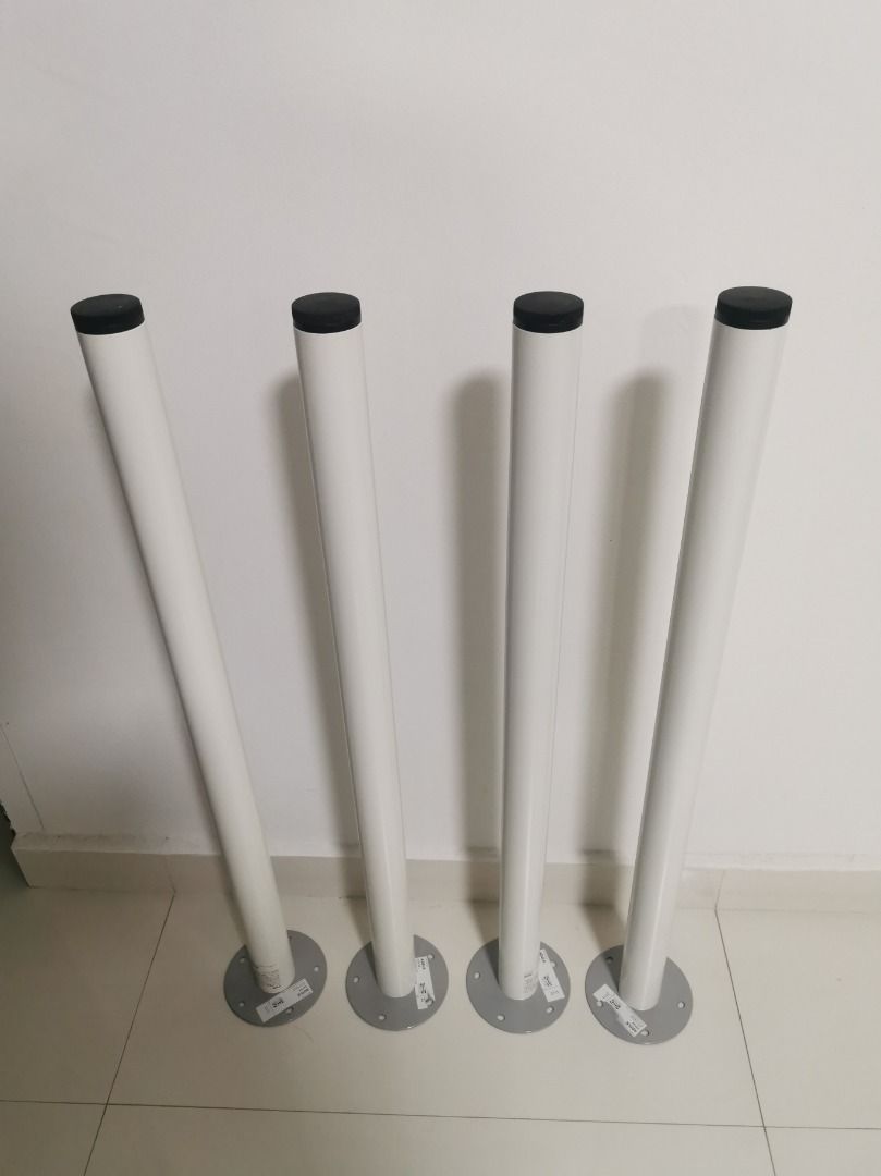 4 pieces Ikea ADILS Table legs, Furniture & Home Living, Furniture ...