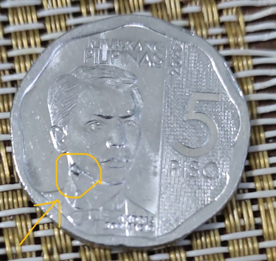 5 piso nonagonal 'Error Coin', Hobbies & Toys, Memorabilia ...
