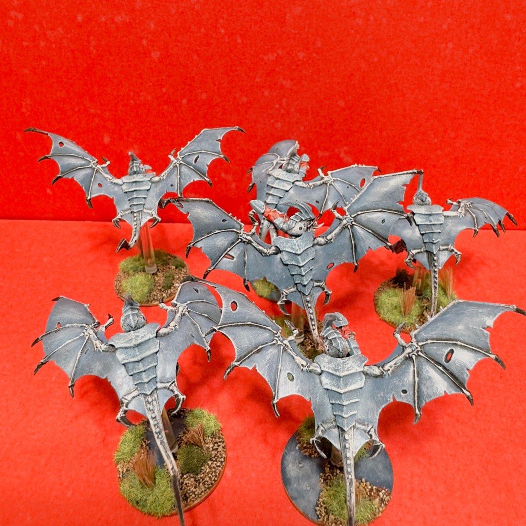 6 painted blue based Warhammer Games Workshop 40K Army Tyranid Hive ...