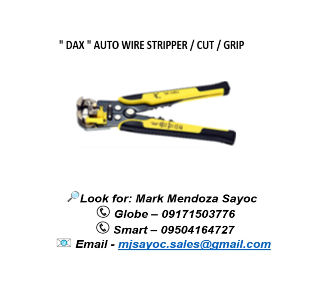" DAX " AUTO WIRE STRIPPER / CUT / GRIP, Commercial & Industrial ...