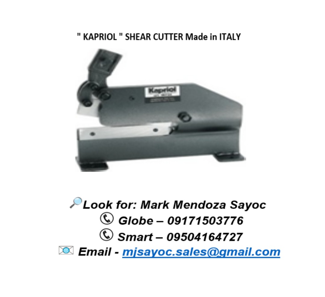 " KAPRIOL " SHEAR CUTTER Made in ITALY, Commercial & Industrial ...