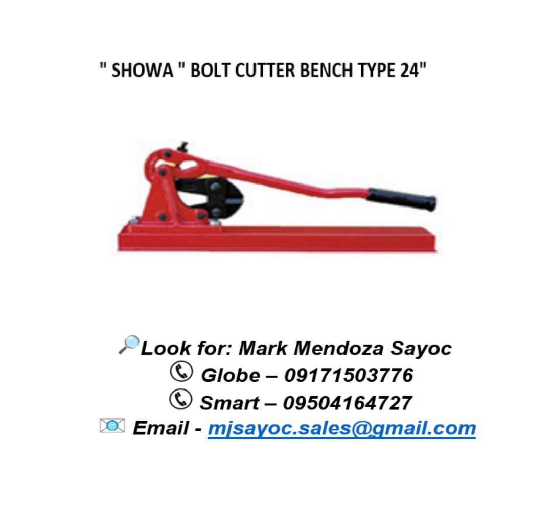 " SHOWA " BOLT CUTTER BENCH TYPE 24", Commercial & Industrial ...