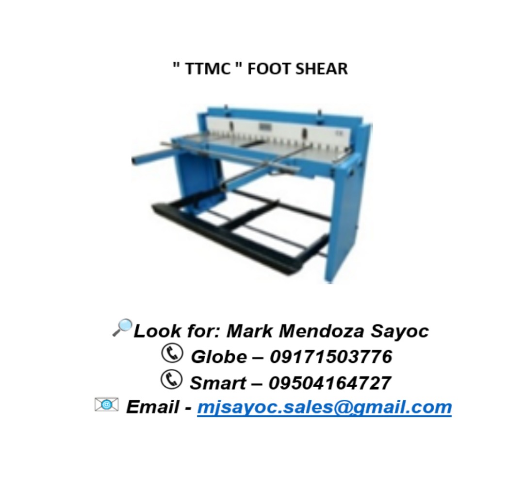 " TTMC " FOOT SHEAR, Commercial & Industrial, Construction Tools ...
