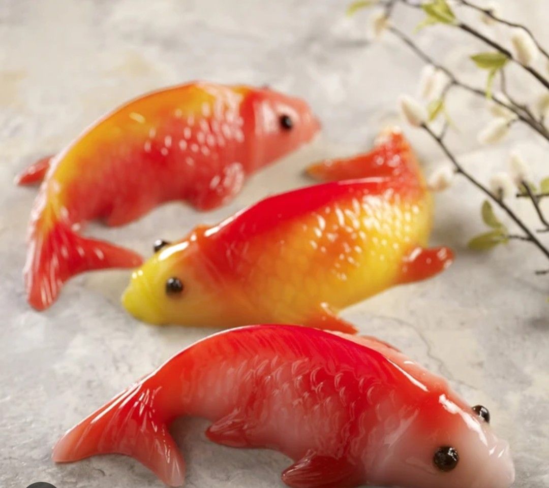 Agar agar Koi Fish, Food & Drinks, Homemade Bakes on Carousell