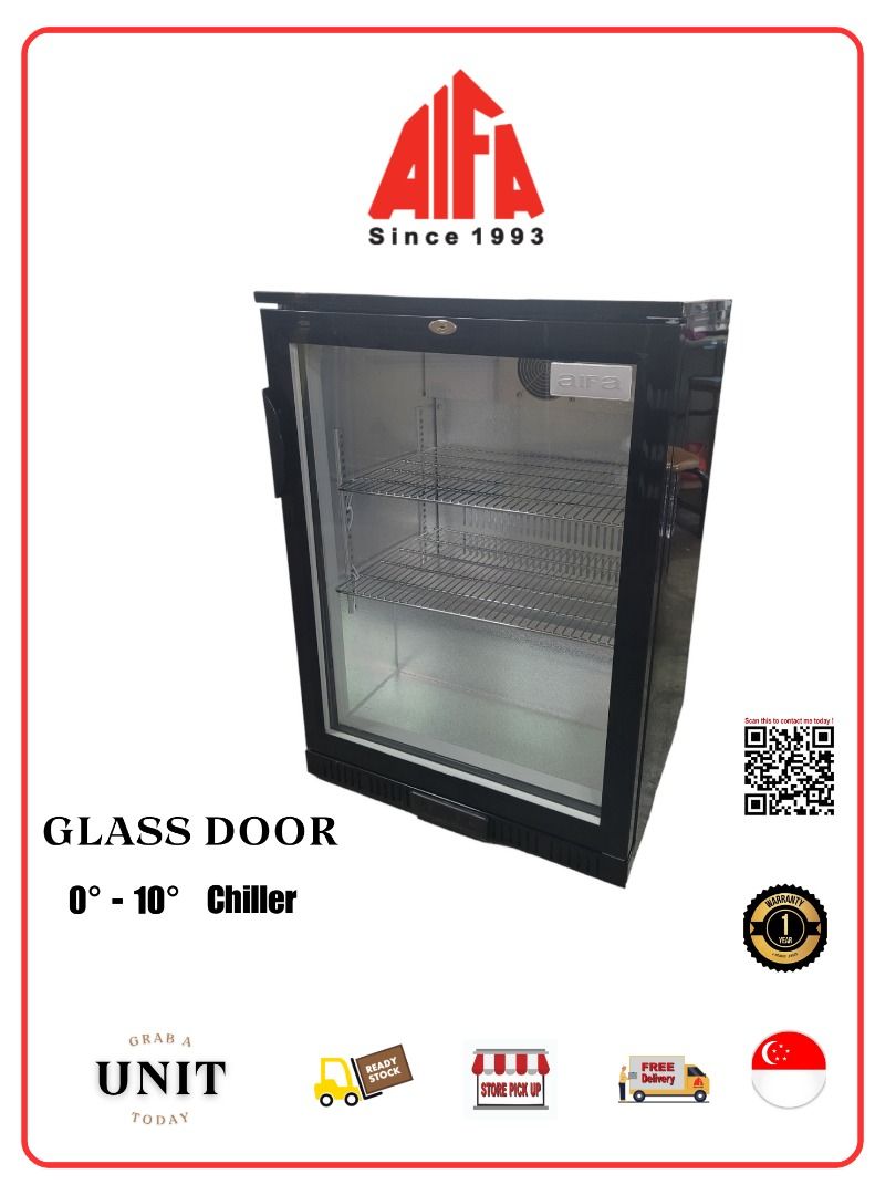 Aifa BB-131H Glass Door Showcase Wine Chiller | Beer Cooler | Digital ...