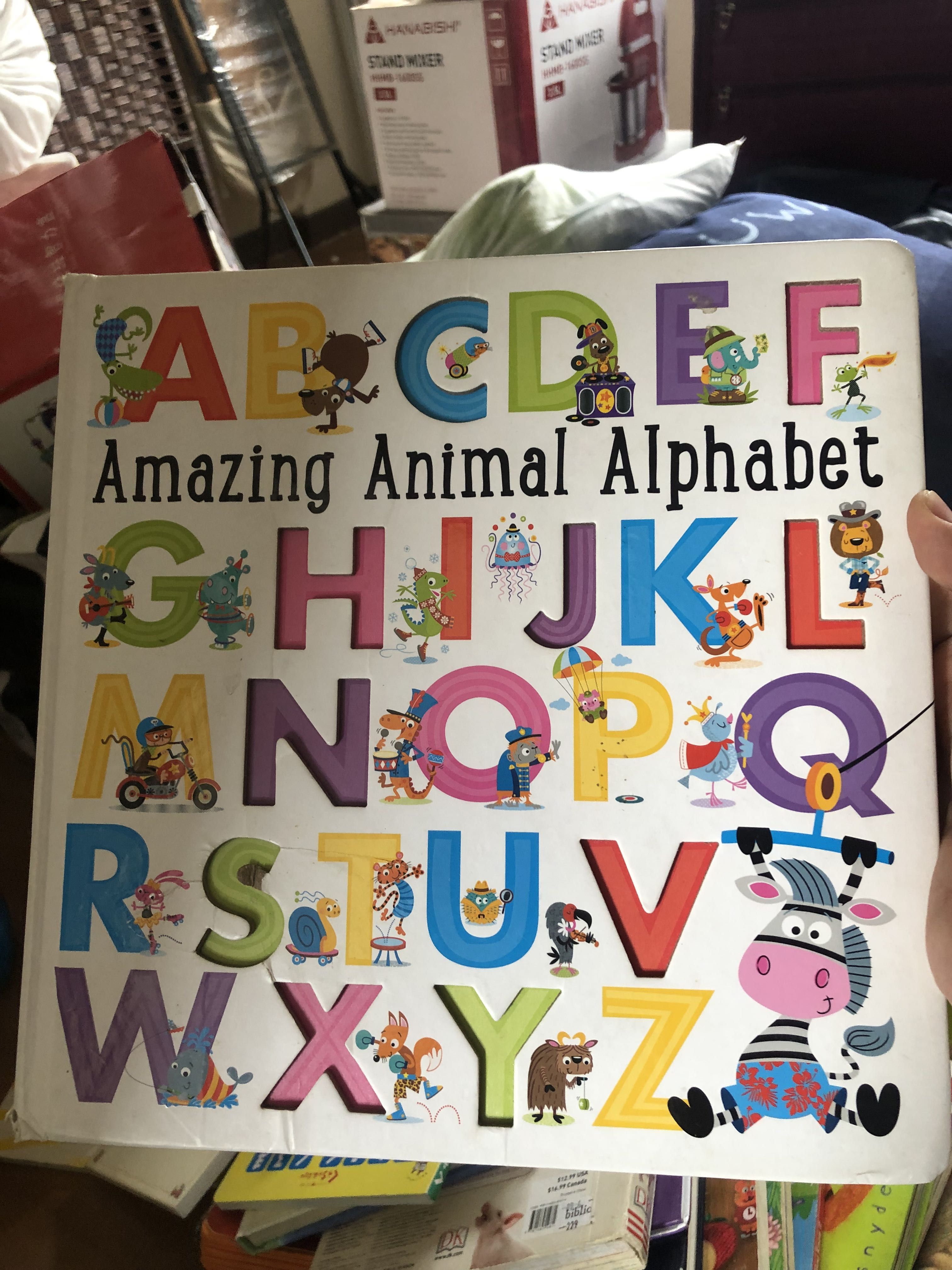 Amazing Animal Alphabet boardbook, Hobbies & Toys, Books & Magazines ...