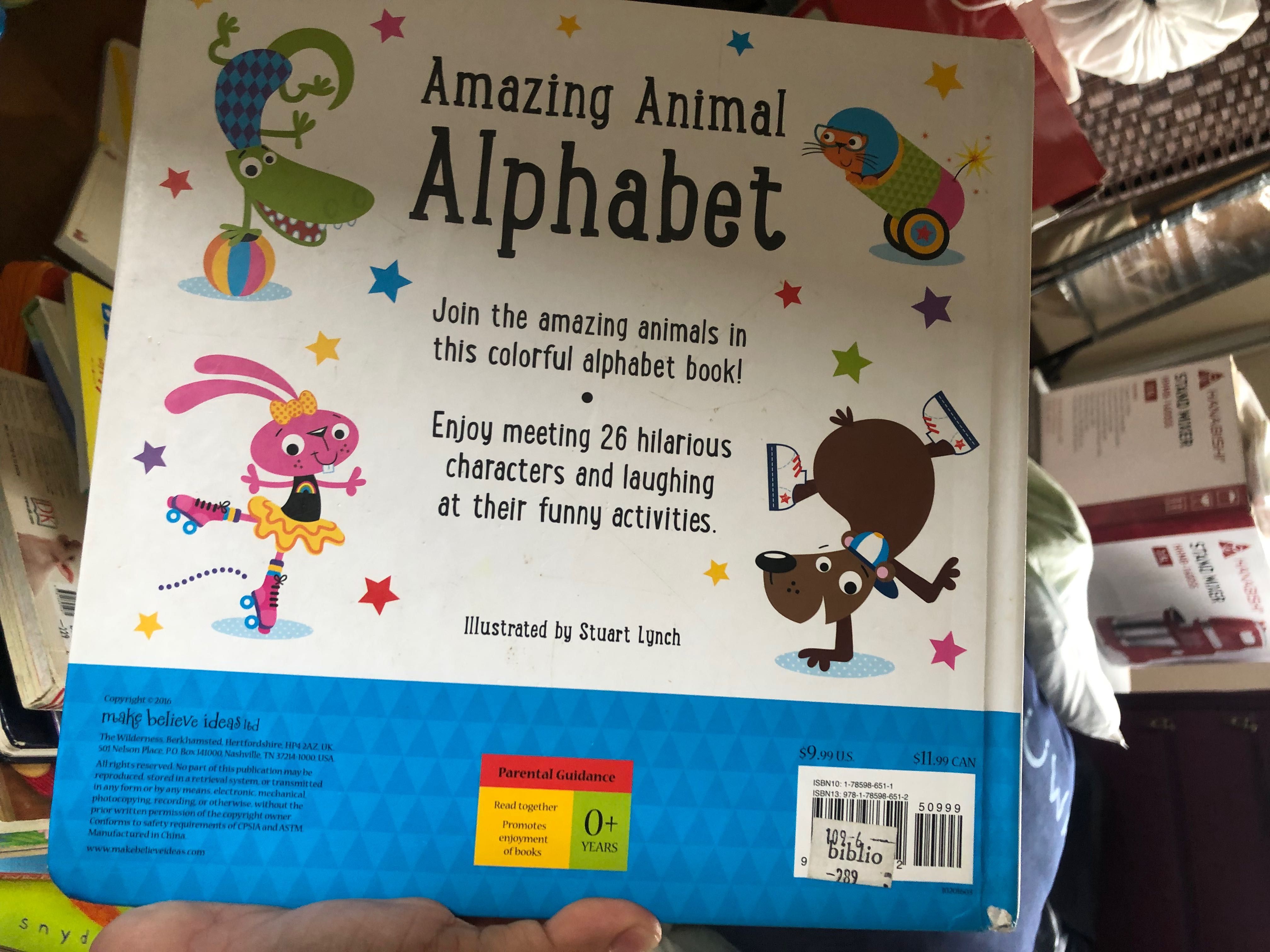 Amazing Animal Alphabet boardbook, Hobbies & Toys, Books & Magazines ...