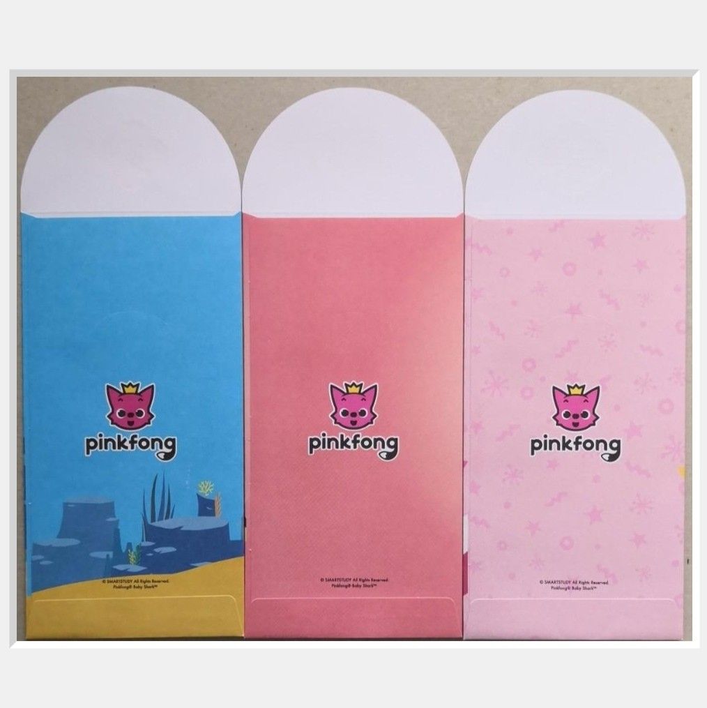Ang Pow Packets - 2019 Pinkfong set of 3 design, Hobbies & Toys ...