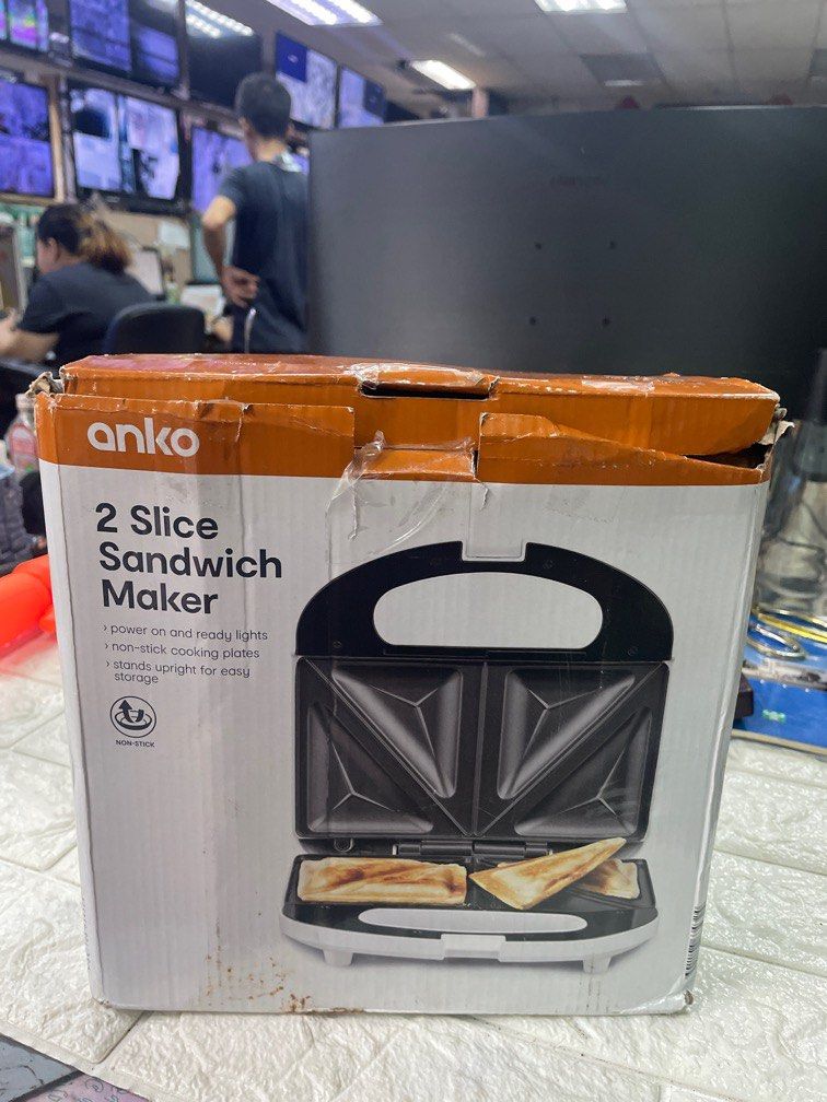Anko 2 Slice Sandwich Maker, TV & Home Appliances, Kitchen Appliances ...