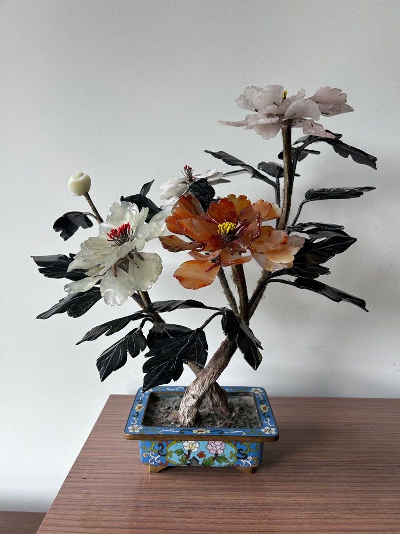 Antique glass flower set, Hobbies & Toys, Memorabilia & Collectibles ...