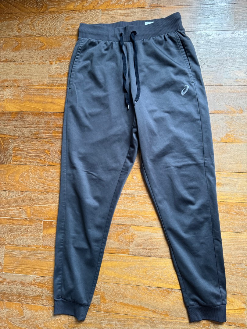 ASICS Jogger Track pants, Men's Fashion, Bottoms, Joggers on Carousell
