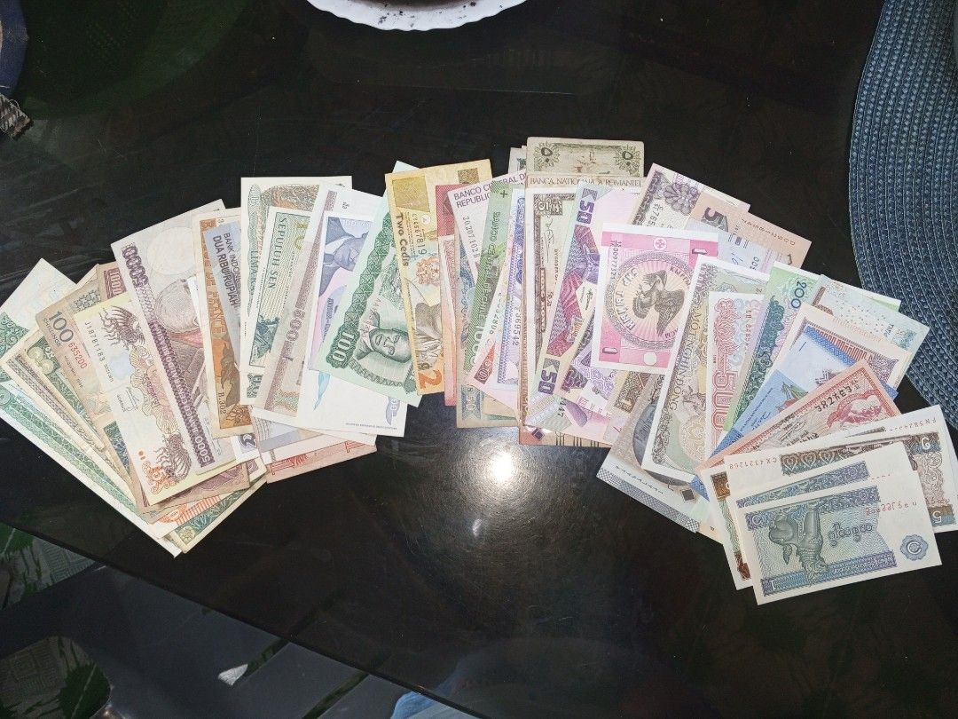 Assorted Collectable Banknote from 53 Different Countries, Hobbies ...