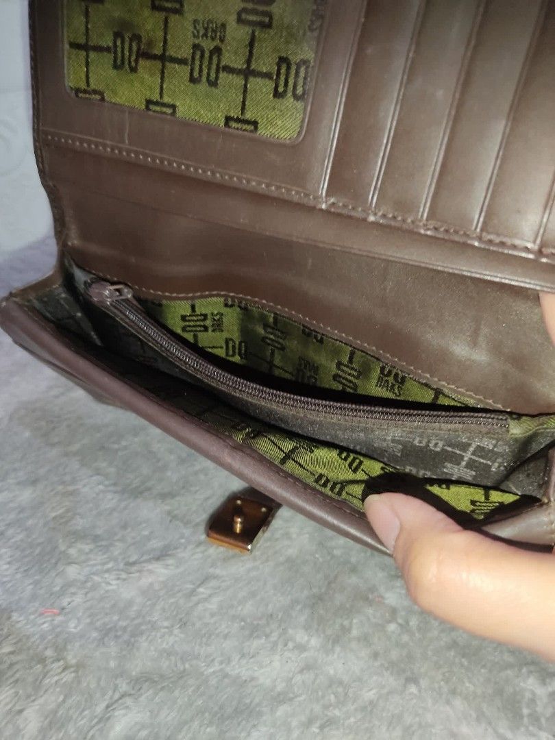 Authentic DAKS plaid bifold long wallet, Luxury, Bags & Wallets on ...