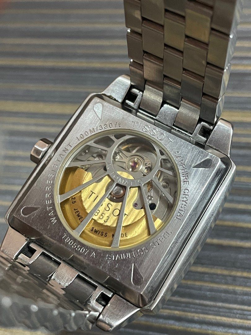 Rare Automatic Tissot Tank Quadrato, Luxury, Watches on Carousell