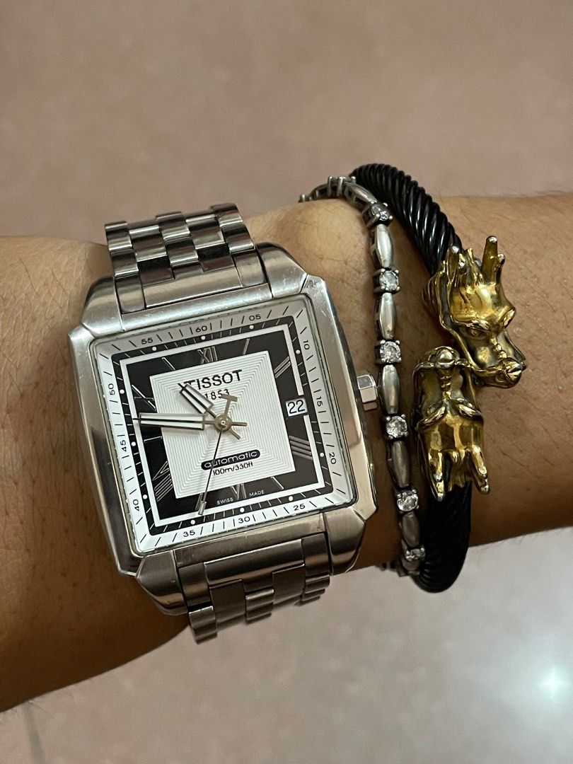 Rare Automatic Tissot Tank Quadrato, Luxury, Watches on Carousell