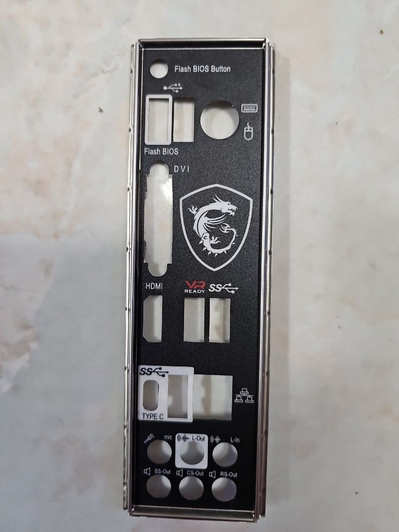 B450 TOMAHAWK MAX IO SHIELD, Computers & Tech, Desktops on Carousell