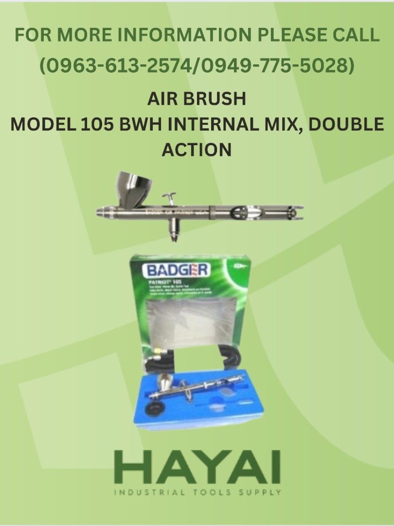 "BADGER" AIR BRUSH MODEL 105 BWH, Commercial & Industrial, Construction ...