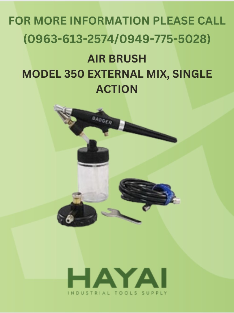 "BADGER" MODEL 350 EXTERNAL MIX, SINGLE ACTION, Commercial & Industrial ...