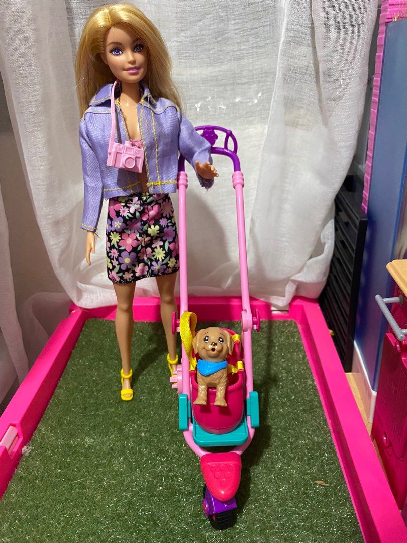 Barbie with stroller, Hobbies & Toys, Toys & Games on Carousell